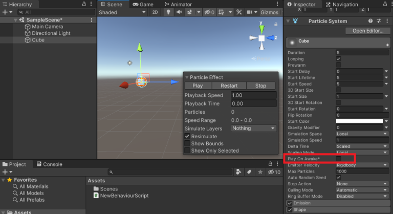 Unity：パーティクルを使ってみる - massie's programming