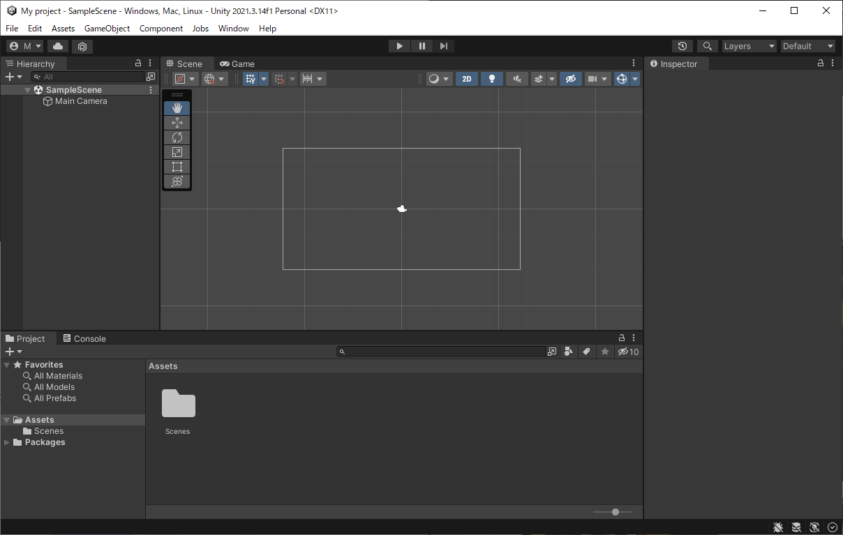 Unity：2Dランゲームを作ってみる - massie's programming