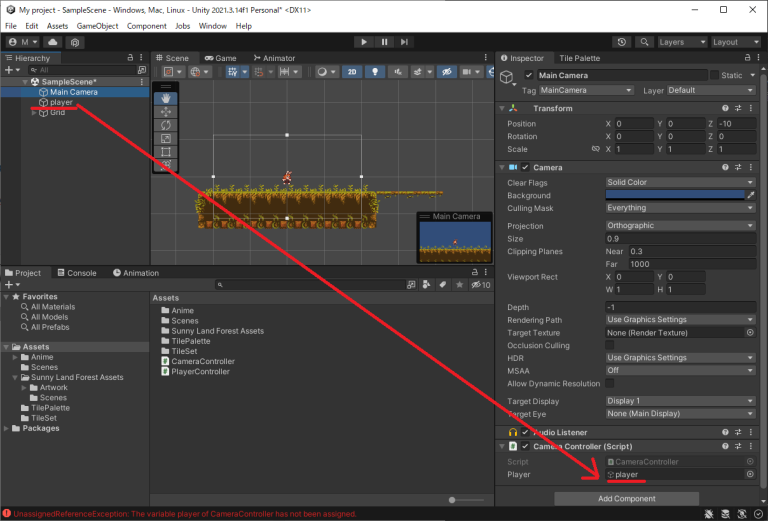 Unity：2Dランゲームを作ってみる - massie's programming