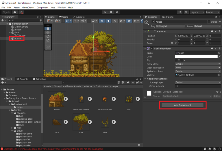 Unity：2Dランゲームを作ってみる - massie's programming