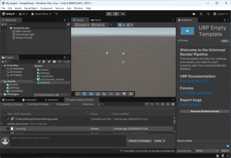 Unity：Unity Version Controlを使ってみる - massie's programming