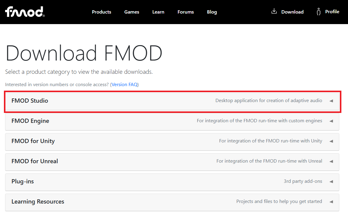 FMOD：FMOD StudioでビルドしたデータをFMOD APIで利用してみる - massie's programming